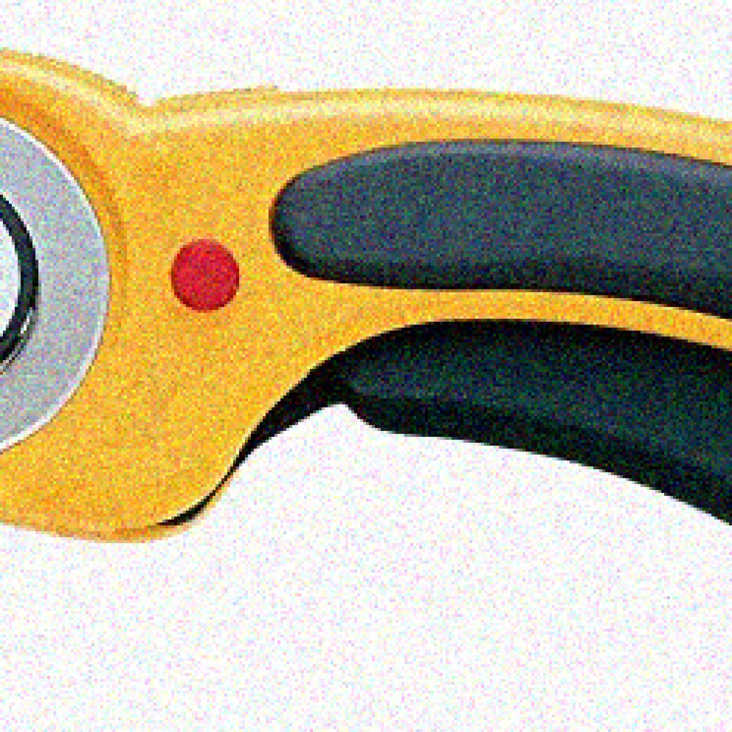 QuiltEase 45mm Ergonomic Rotary Cutter - Safe Squeeze Trigger, Blade ...