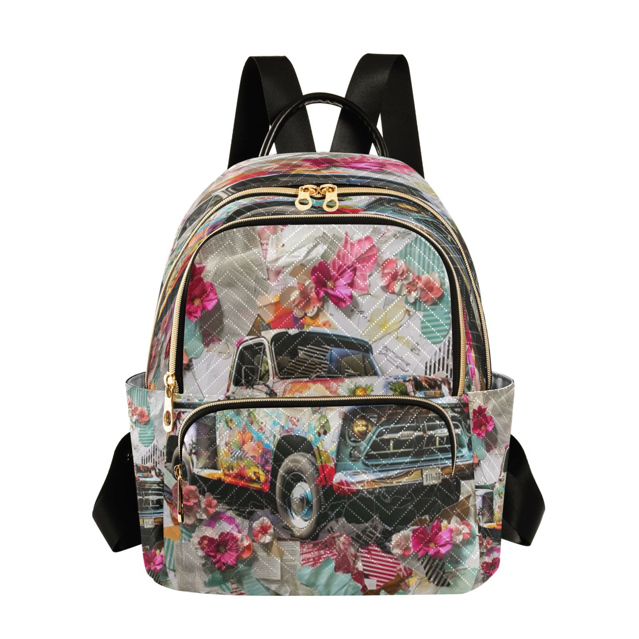 Quilted Backpack Fashion Backpack 11.41 * 6.1 * 14.17 Inch Women's ...