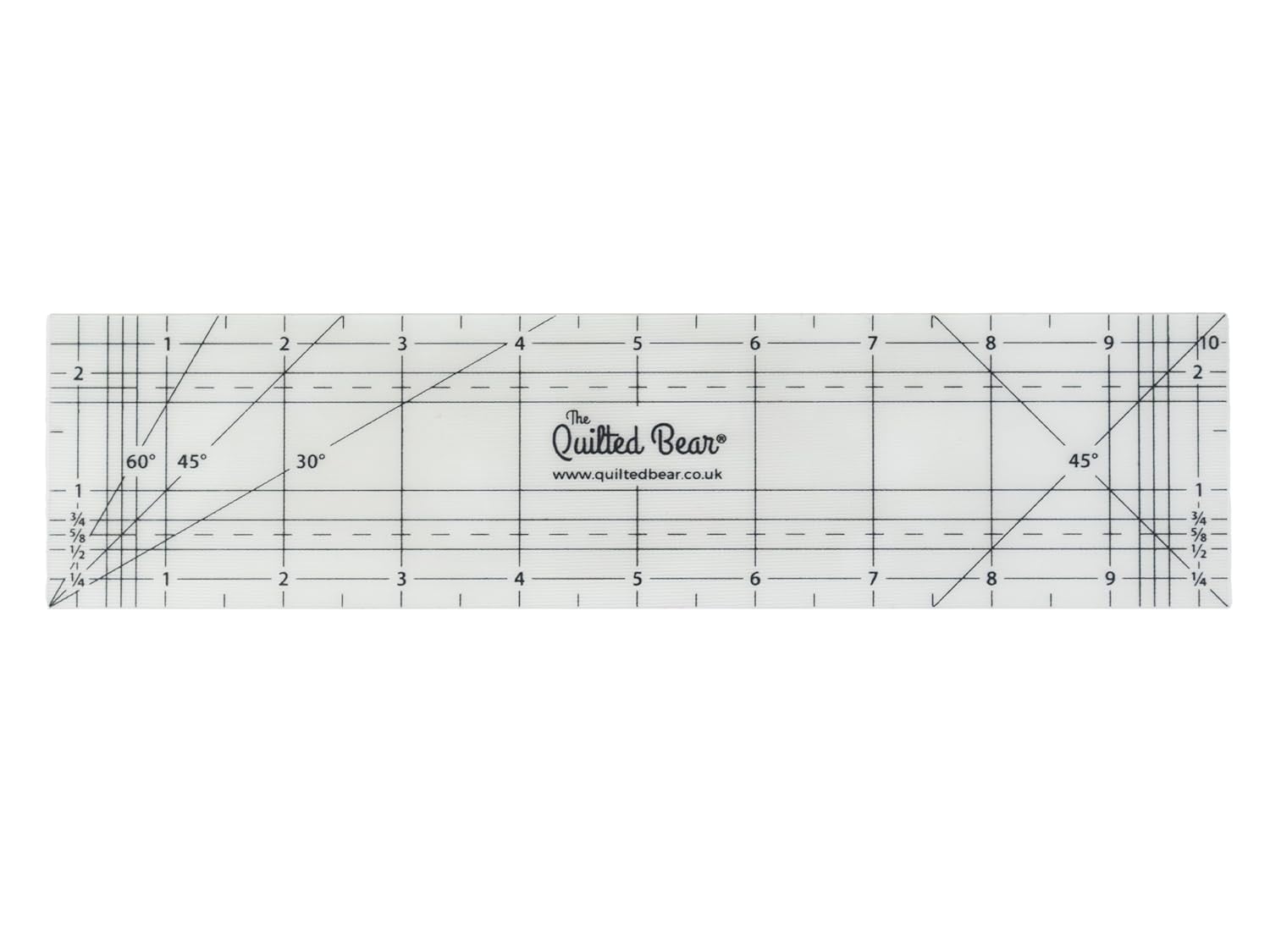 The Quilted Bear Hot Ironing Ruler - Non-Slip Ironing Quilting Rulers ...