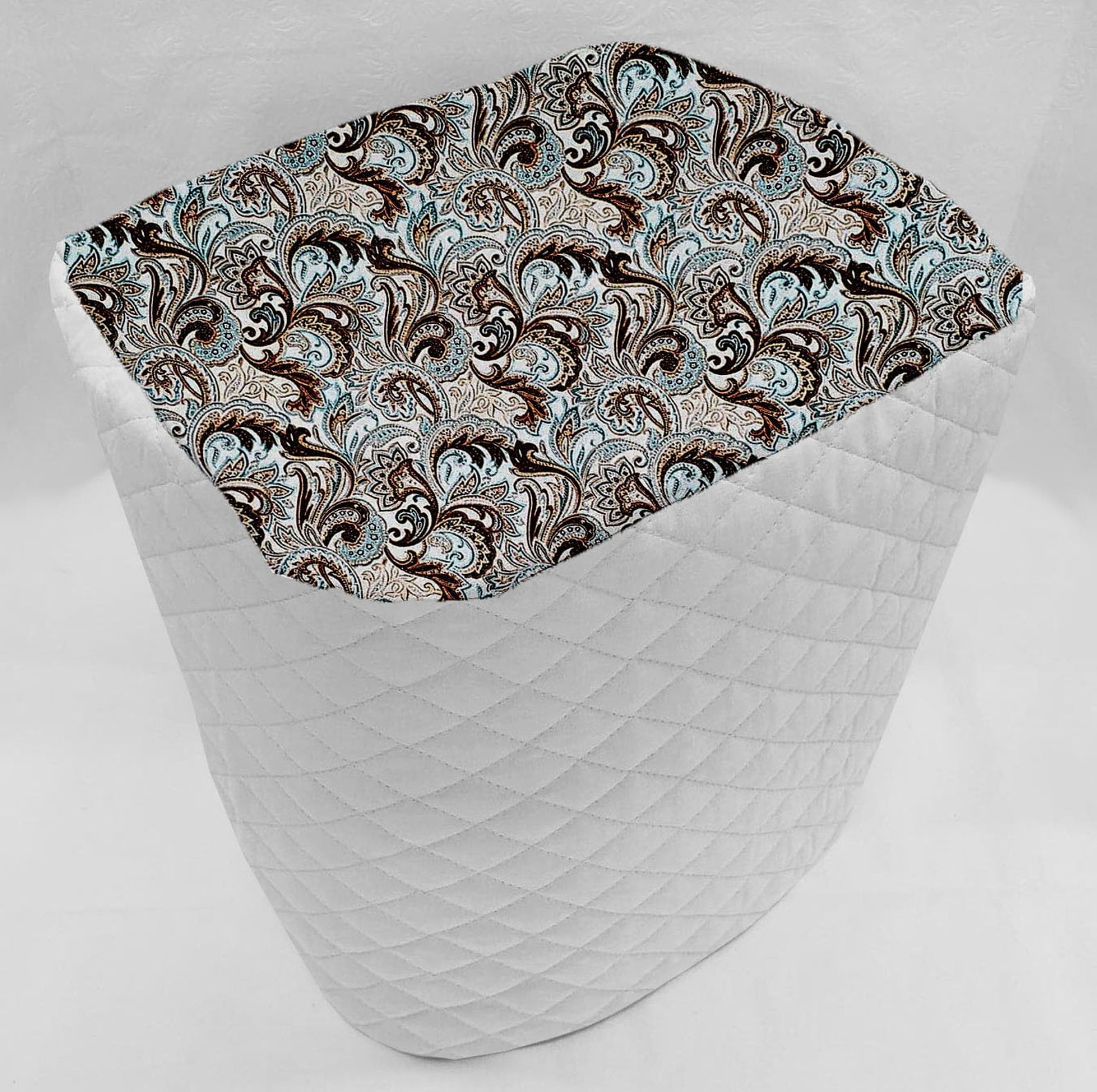Quilted Brown & Teal Paisley Air Fryer Cover by Penny's Needful Things ...