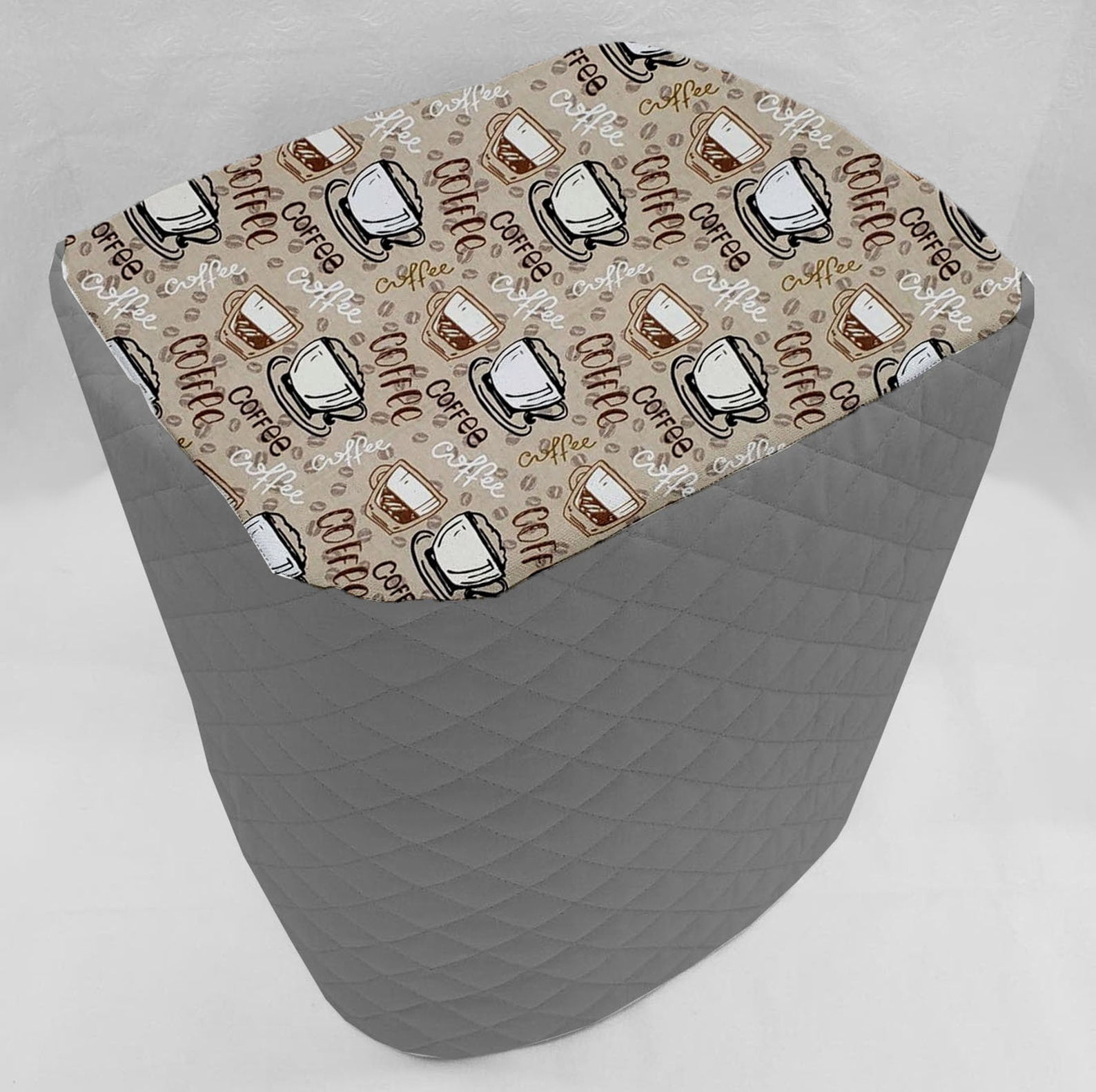 Quilted Coffee Beans Air Fryer Cover by Penny's Needful Things (Gray, X ...