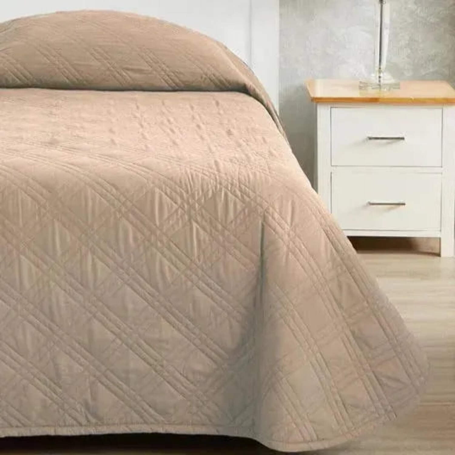 Quilted Healthcare Fitted Coverlets Bedspreads 2 PK - Walmart.com