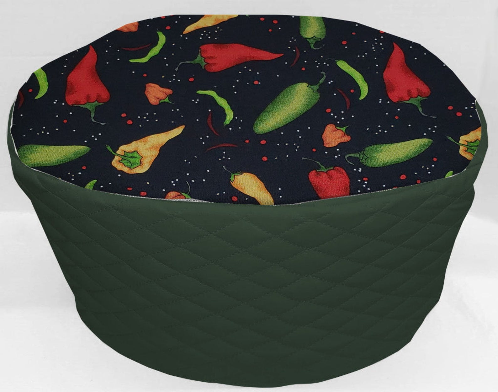 Quilted Hot Peppers Slow Cooker Cover by Penny's Needful Things (Hunter ...