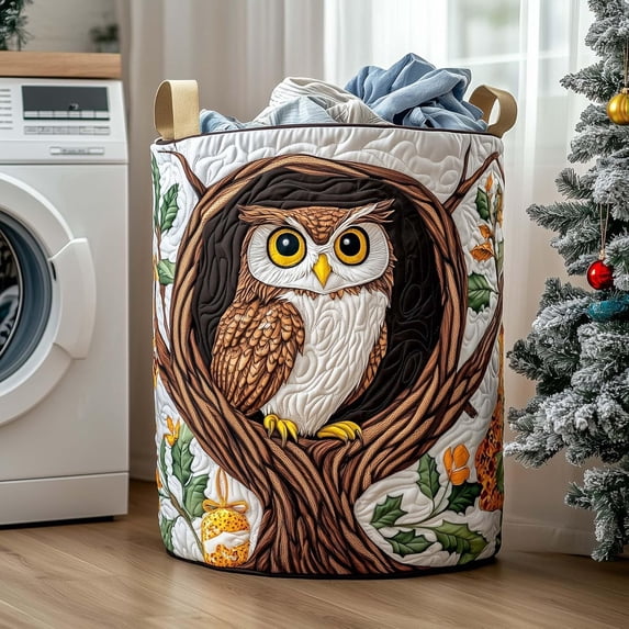 Quilted Laundry Basket with Handles, Cat Pattern, 3 Sizes 18 to 28 Inch ...