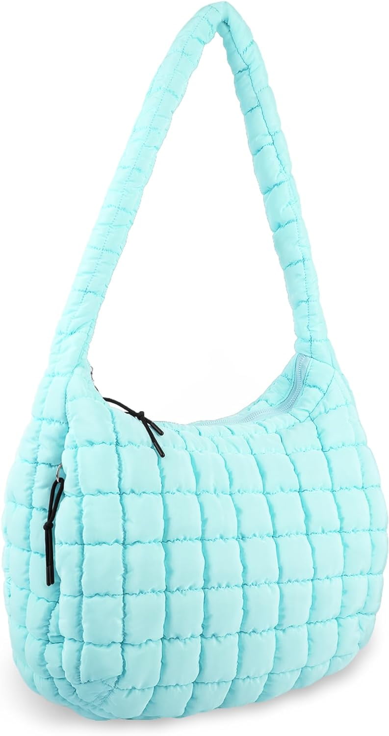 Quilted Puffer Tote Bag Purse Puffy Crossbody Shoulder Bag,Lightweight ...