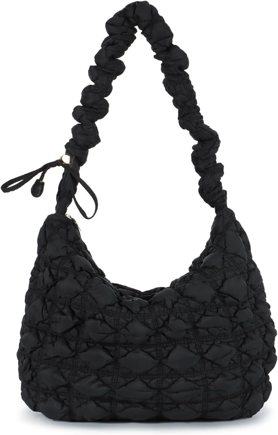 Quilted Puffer Tote Bag for Women Puffy Shoulder Bag Large Carryall ...