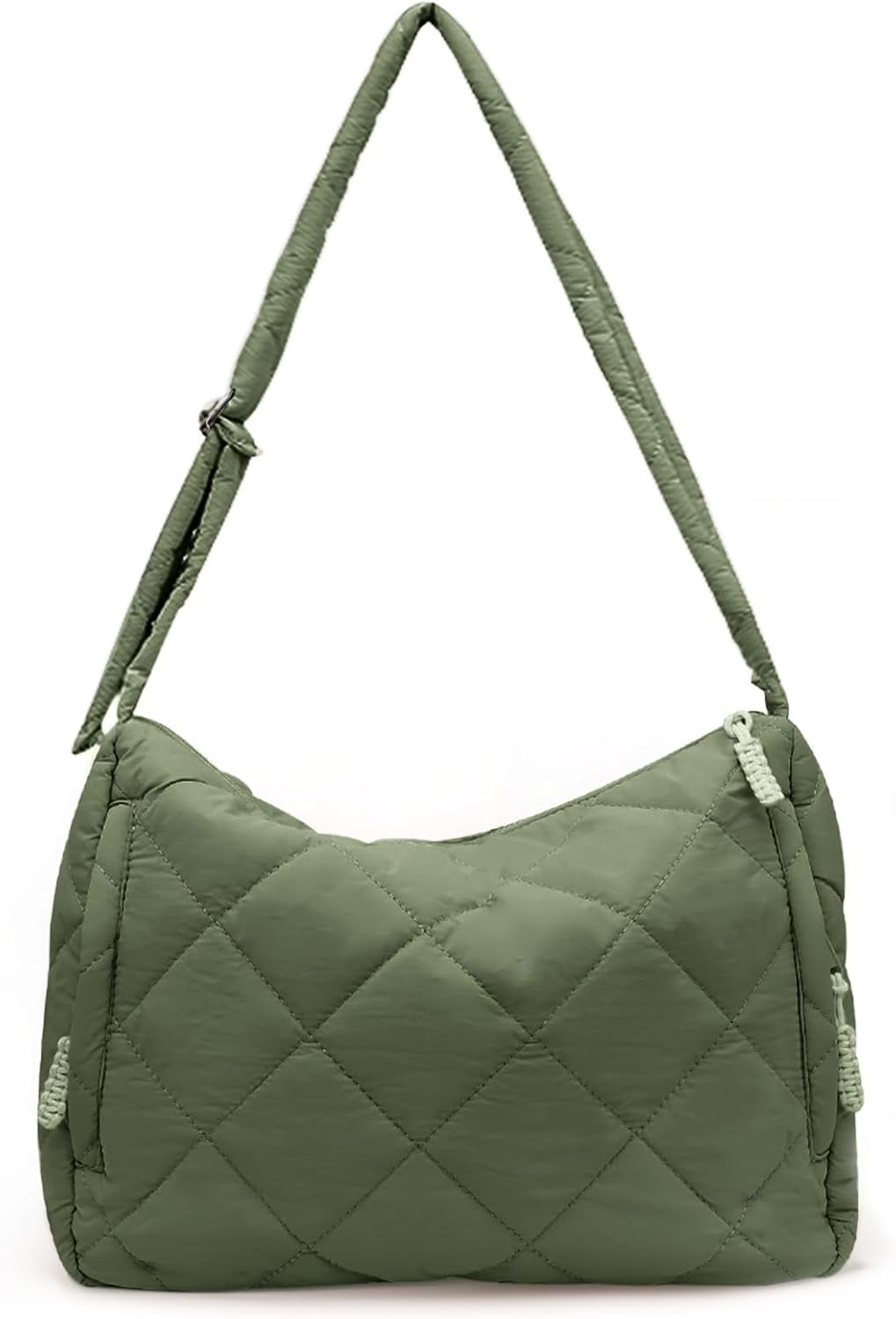 Quilted Puffer Tote Bags for Women, Quilted Carryall Bag, Puffy Crossbody Shoulder Handbags ...