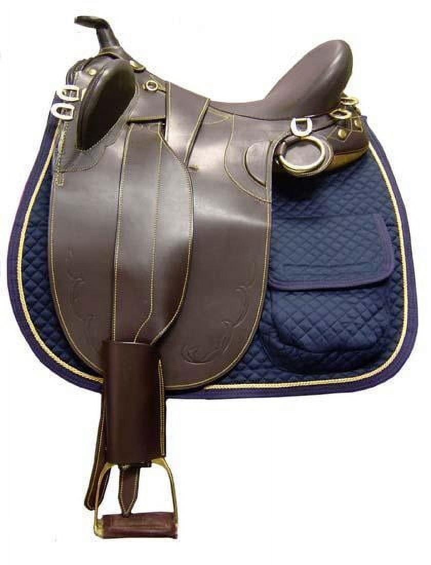 Walmart Quilted Australian Saddle Pad with Pockets & Half Fleece ...