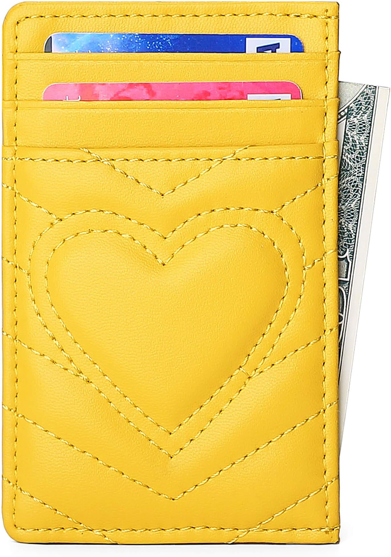 Quilted Slim Credit Card Holder for Women - Stocking Stuffers for Women ...