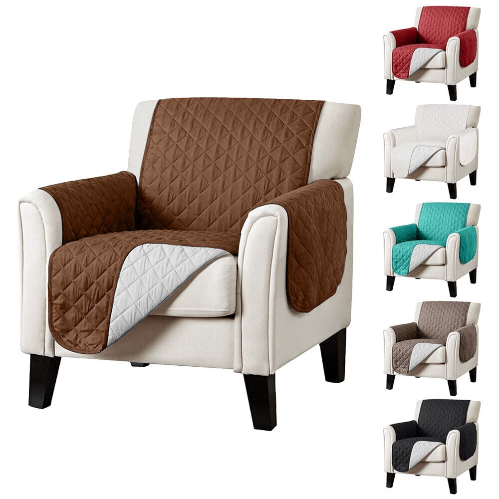 Quilted Sofa Cover, Waterproof Couch Cover for 1 Cushion Couch ...