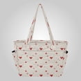 Quilted Tote Bag Large Capacity Multi-Compartment Handbag Lightweight ...