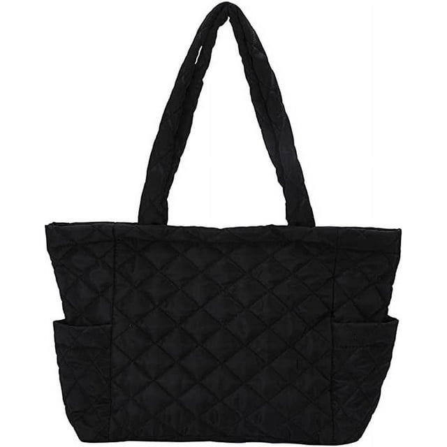 Quilted Tote Bags for Women Lightweight Puffer Padding Shoulder Bag ...