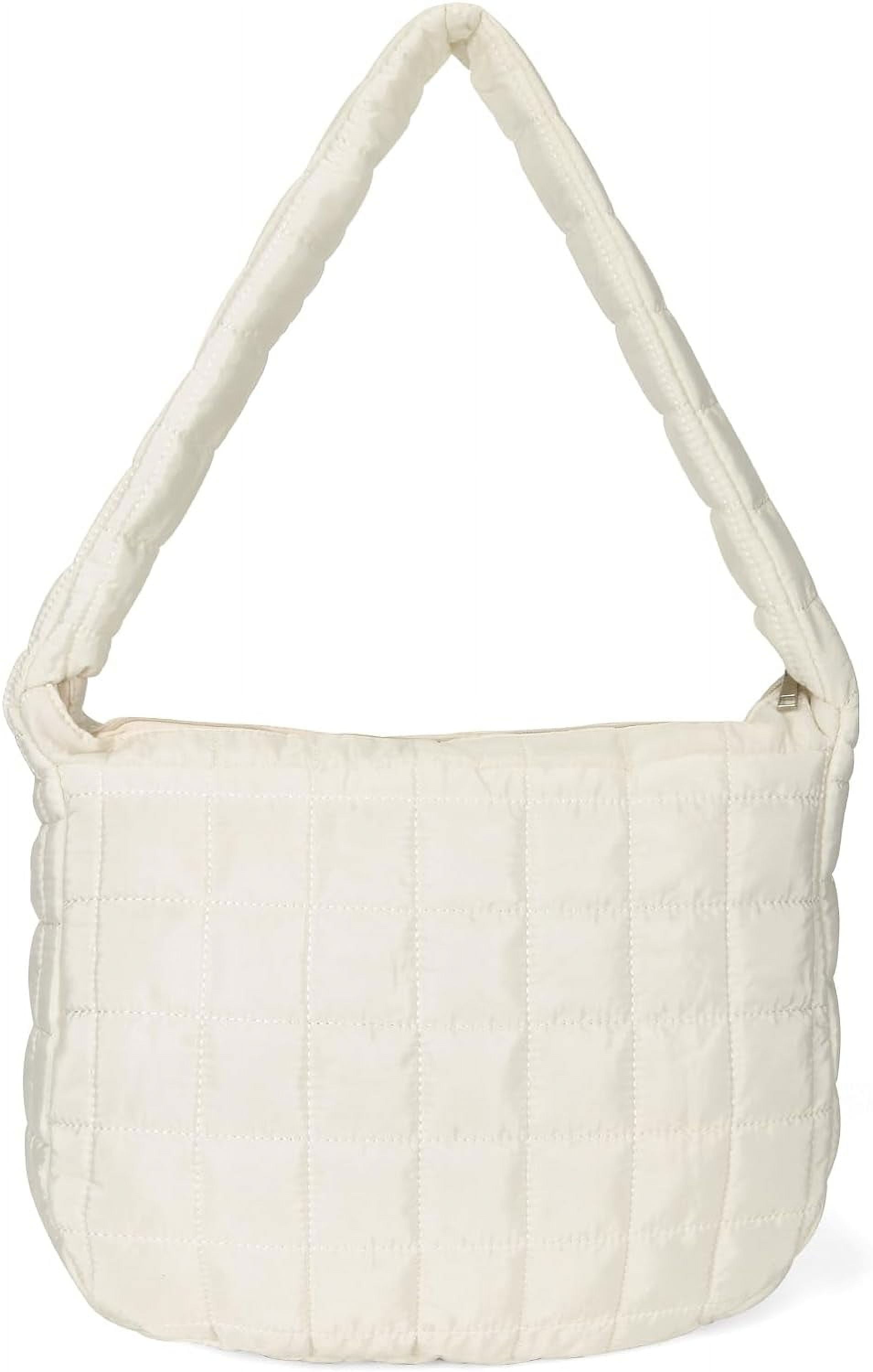 Quilted Tote Bags for Women Lightweight Quilted Padding Shoulder Bag ...