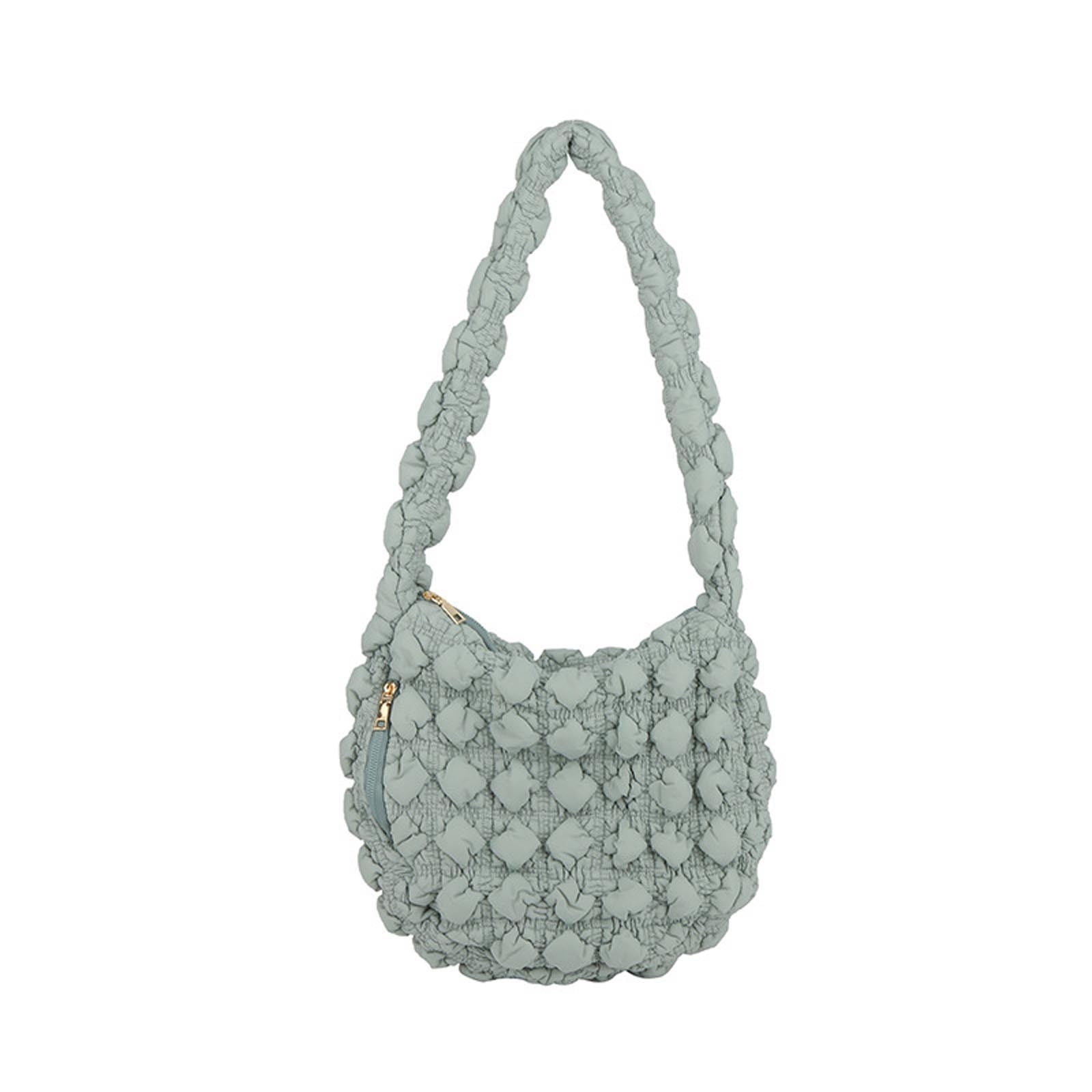 Quilted Tote Bags for Women Puffer Shoulder Bag Lightweight Quilted ...