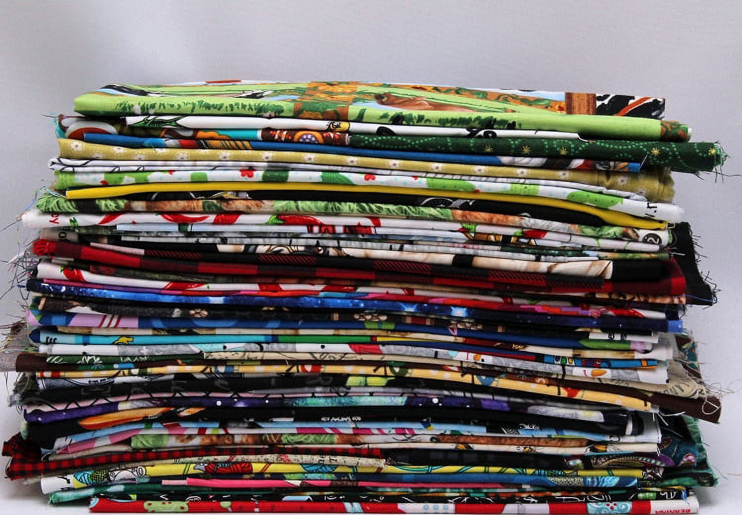 Quilter’s Cotton Fabric Scraps - Sold by The 3 lbs - Scrap Bag Bolt End ...