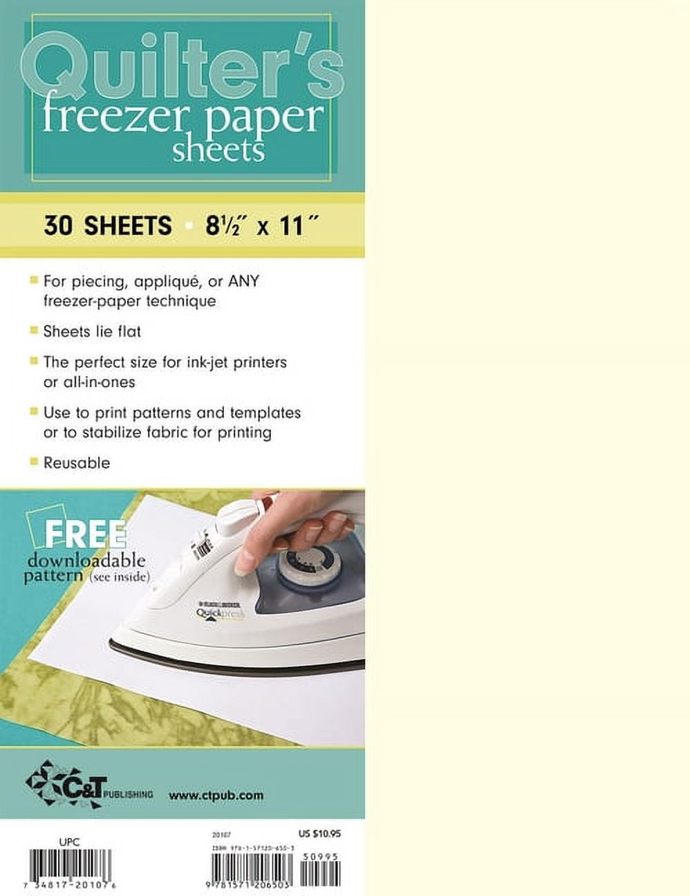 Quilter's Freezer Paper Sheets (General merchandise) - Walmart.com