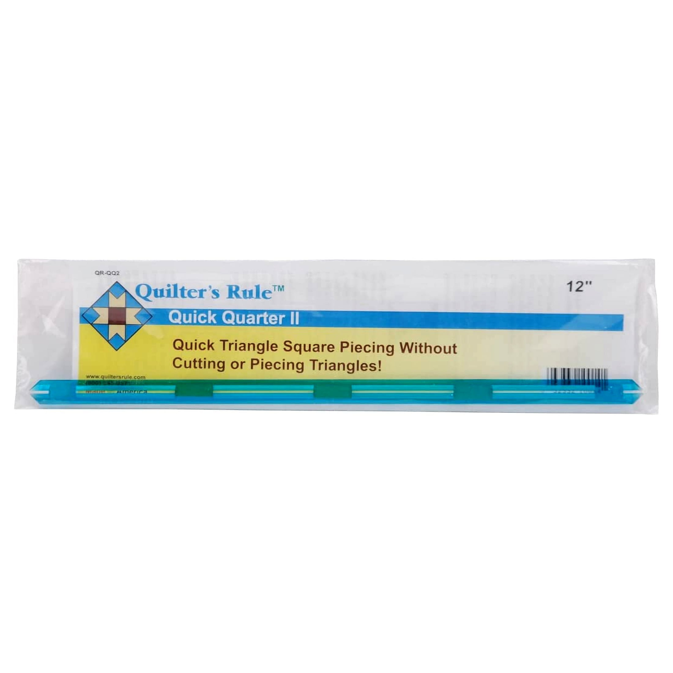 Quilter's Rule Quick Quarter-12 Ruler, 12", Unisex - Walmart.com