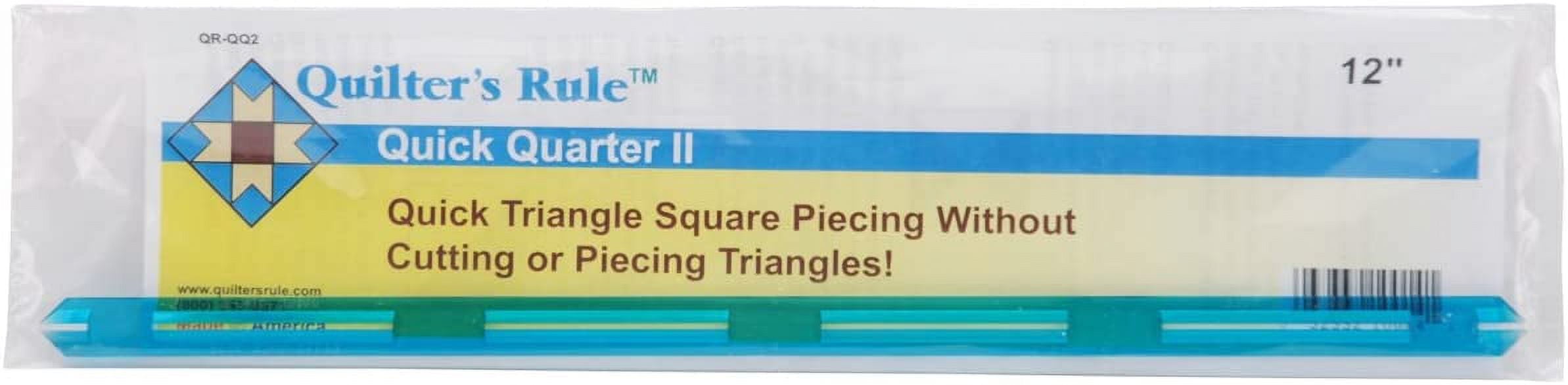 Quilter's Rule Quick Quarter-12 Ruler, 12", Unisex - Walmart.com