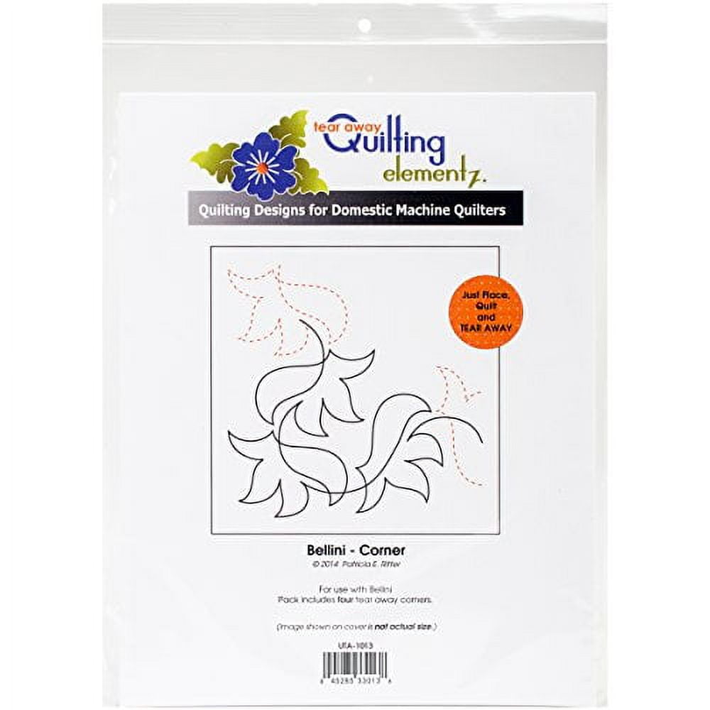 Quilting Creations Printed Tear Away Quilting Paper, Bellini-Corner ...