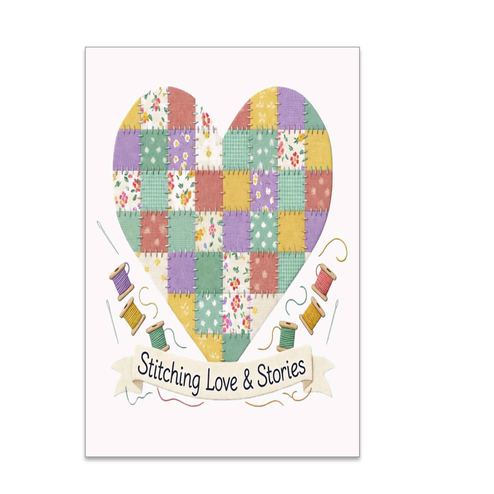 Quilting Poster - Gloss Paper Finish - Wall Decor for Sewing Room ...