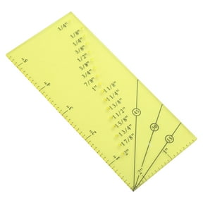 HERFIER Patchwork Ruler 60 Degree Triangle Quilting Ruler Patchwork ...