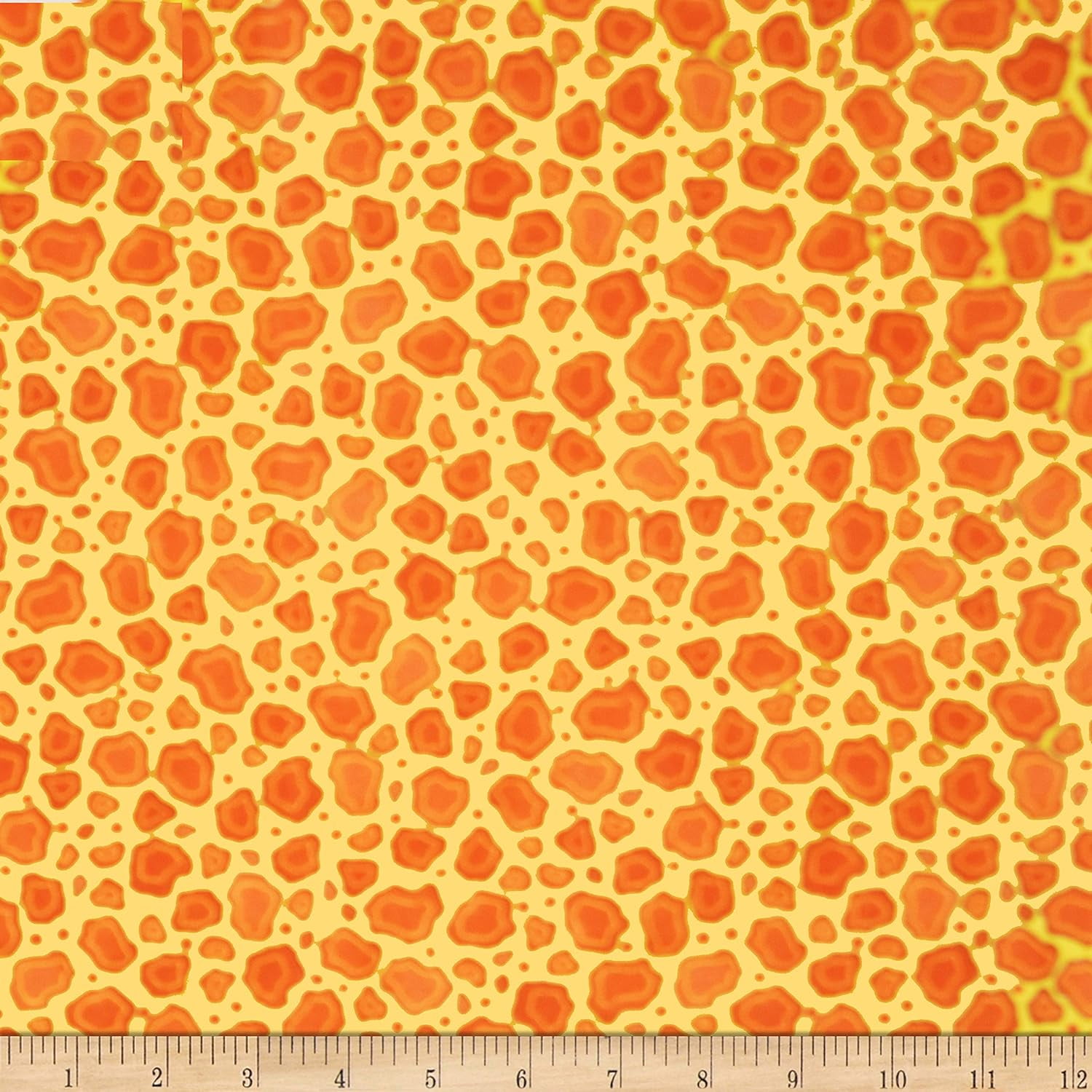 Quilting Treasures Wild Things Giraffe Print Yellow 100% Cotton Fabric ...