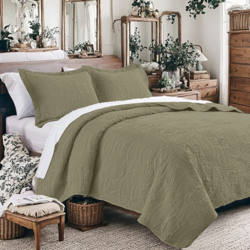 Quilts for Queen Bed Bedspreads - Soft Bed Summer Quilt Lightweight Microfiber Bedspread- Modern ...