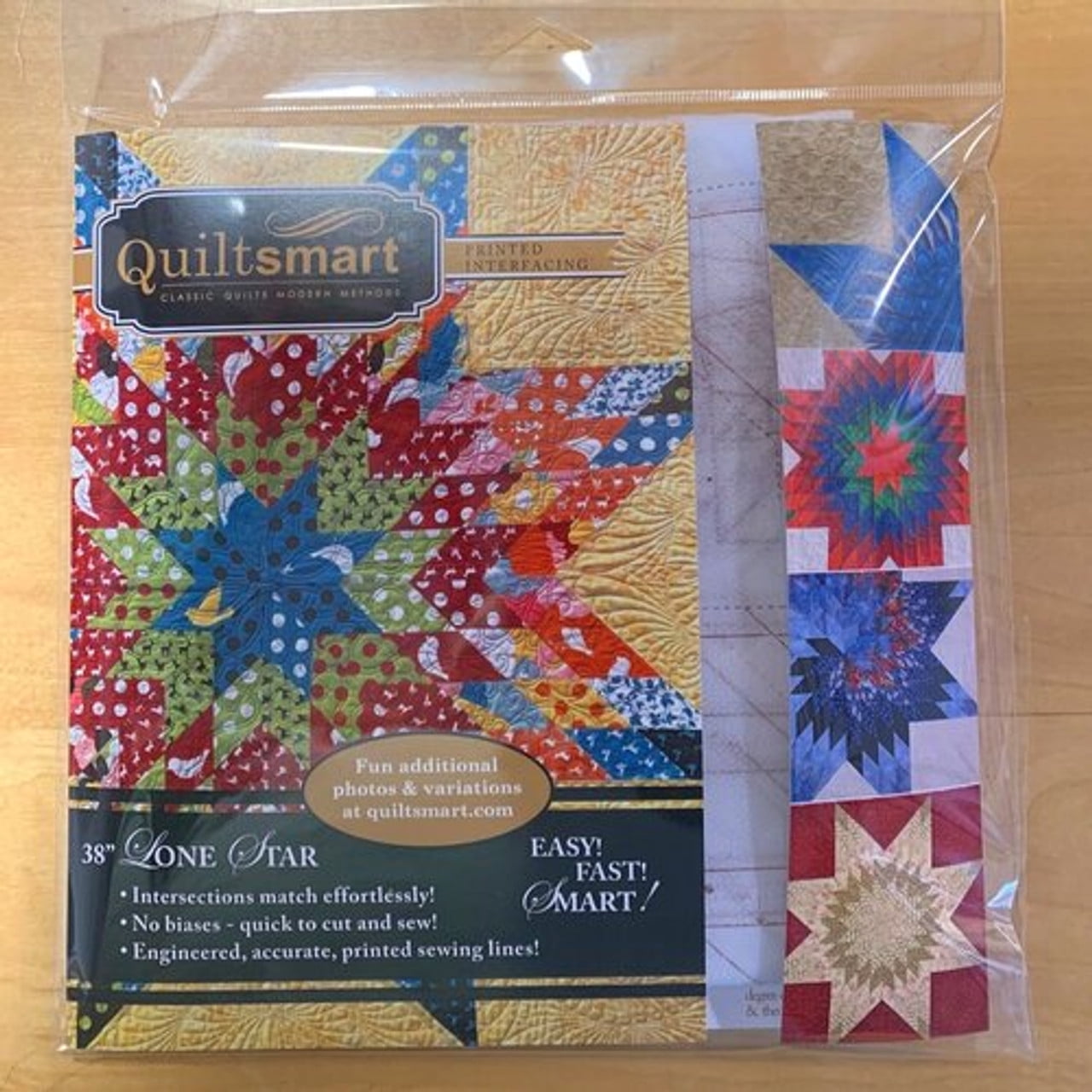 Quiltsmart 38in Lone Star Snuggler Pattern - Walmart.com