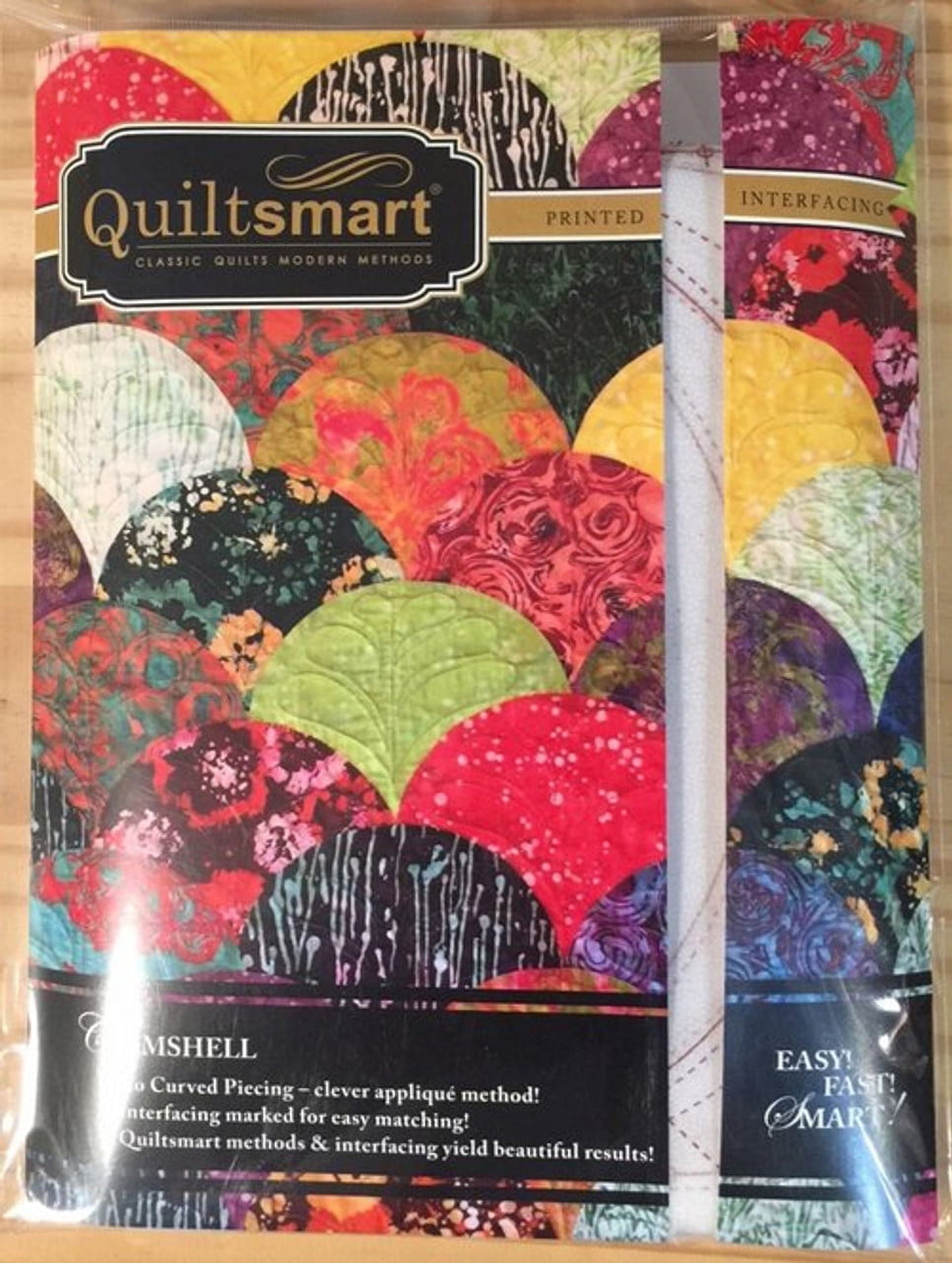 Quiltsmart Clamshell Quilt Printed Interfacing Kit Pack - Walmart.com