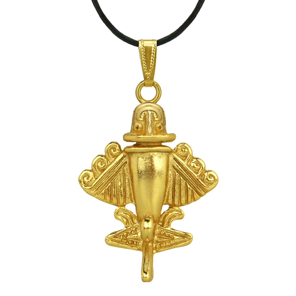 Quimbaya Flyer #9 pre-Columbian Aircraft 20in Necklace by Across The ...