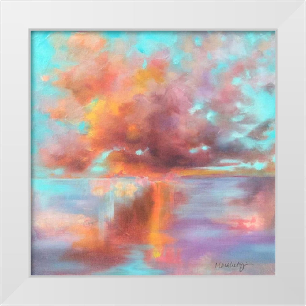Quin, Marabeth 26x26 White Modern Wood Framed Museum Art Print Titled ...