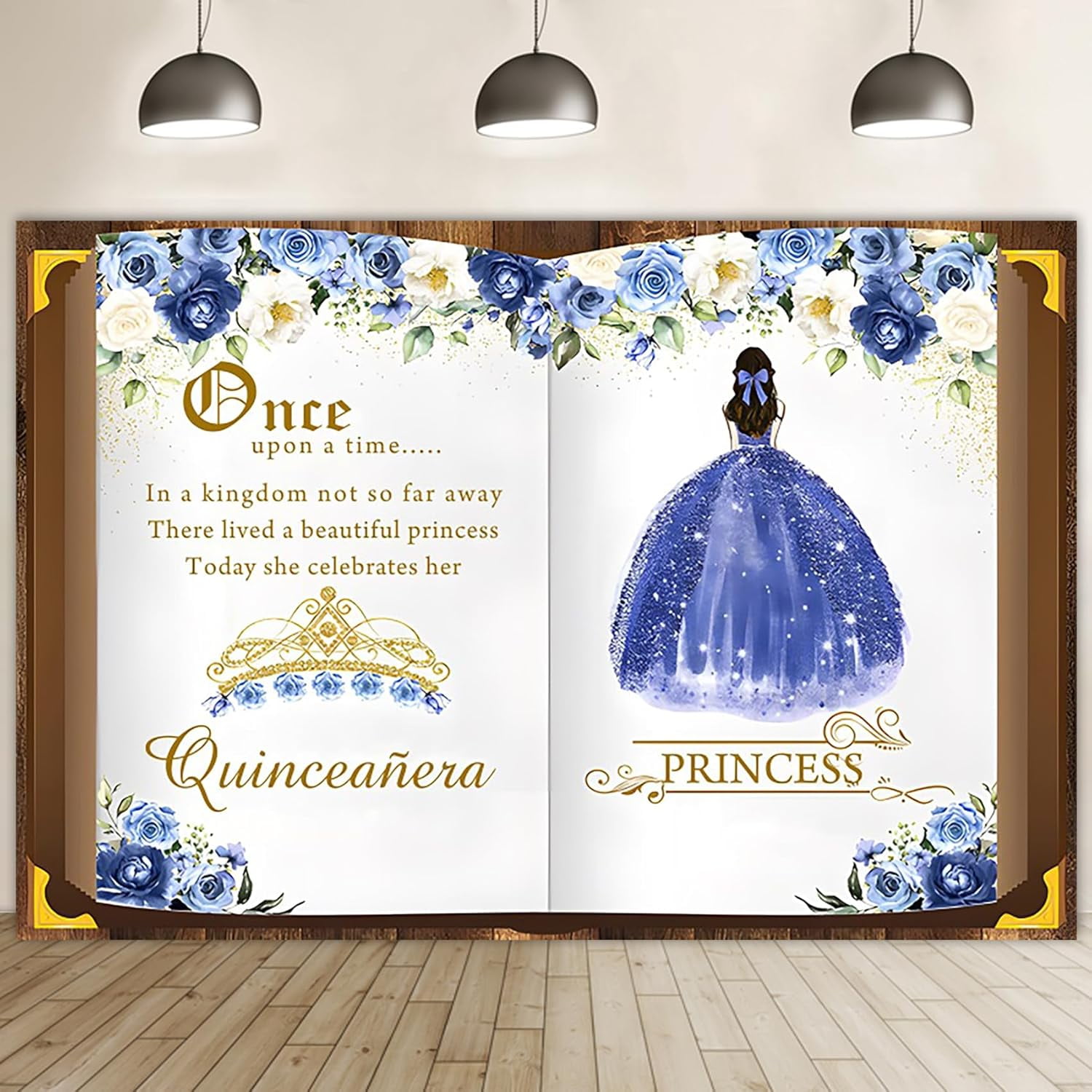 Quinceañera Backdrop Fairy Tale Books Mis Quince 15 Anos Photography ...