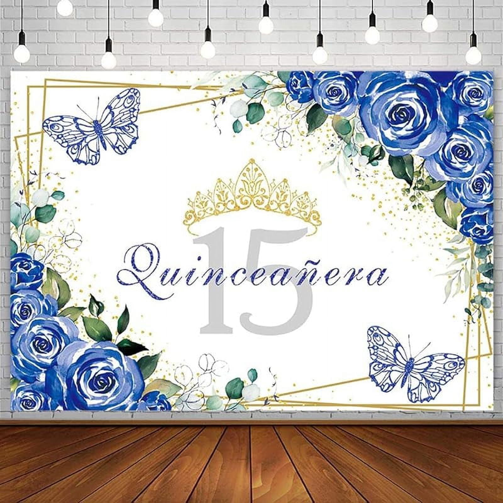 Quinceañera Backdrop Mis Quince 15 Anos Birthday Party Decorations ...