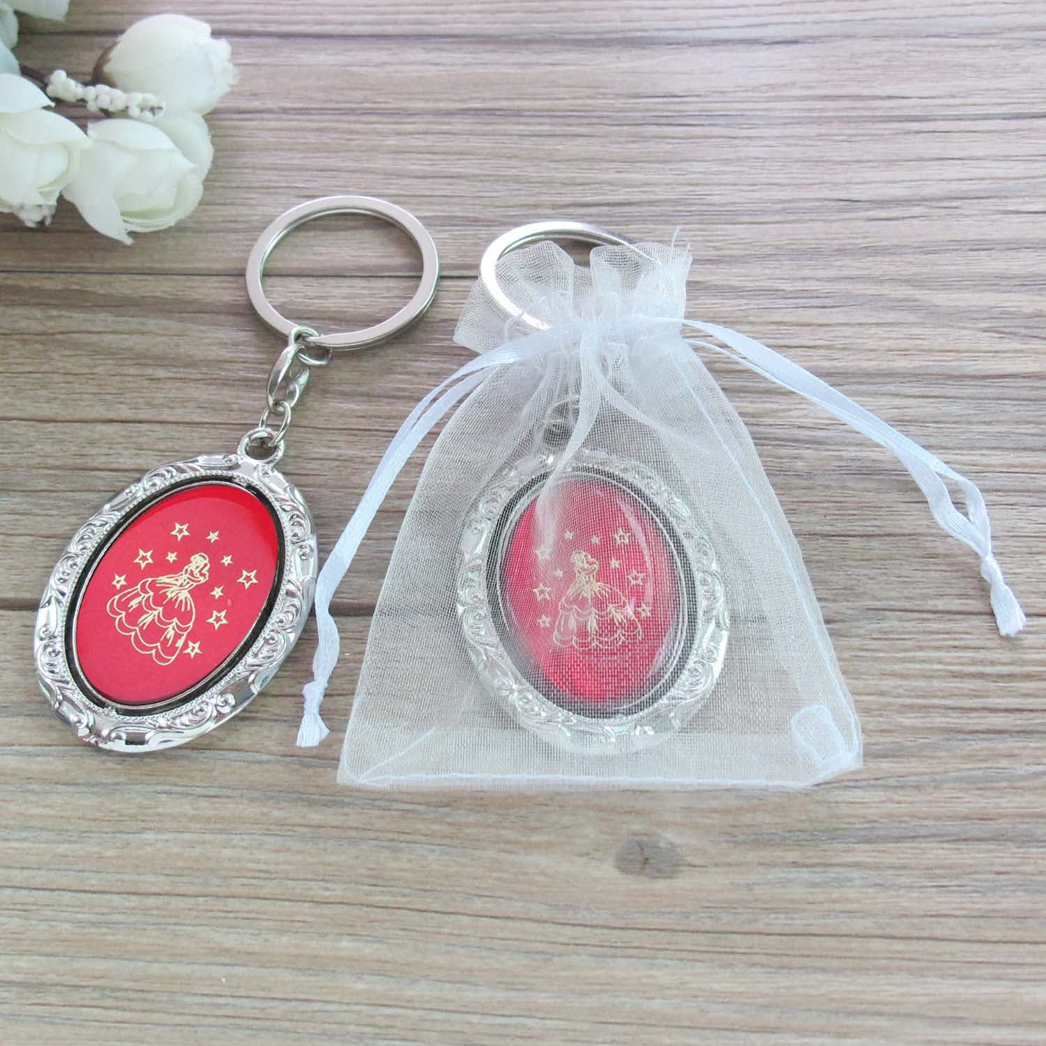 Quinceañera Spinning Keychain Favor (12 PCS) - Sweet 15 Mis Quince 18 ...