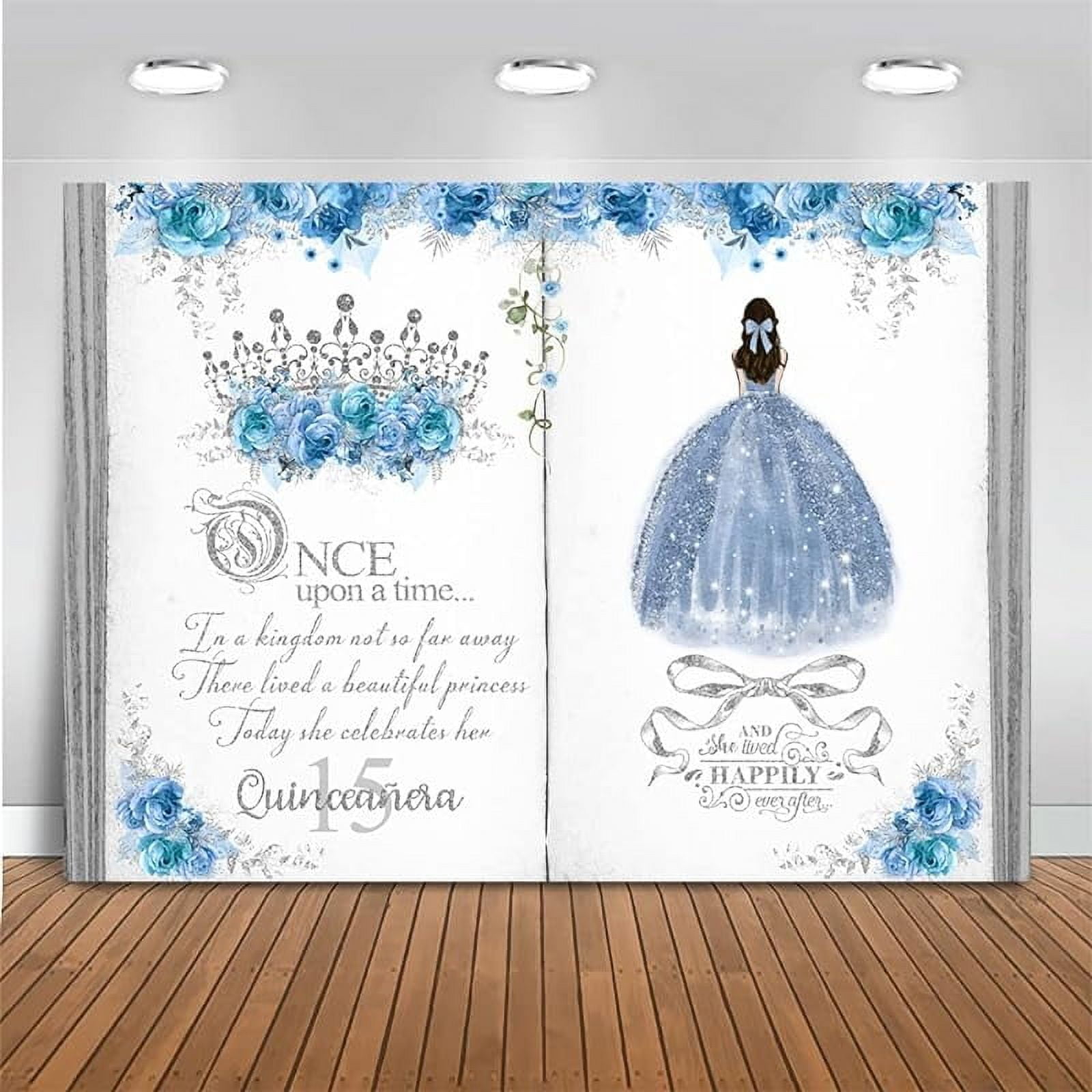 Quinceanera 15th Birthday Backdrop for Girl Mis Quince Años Party ...