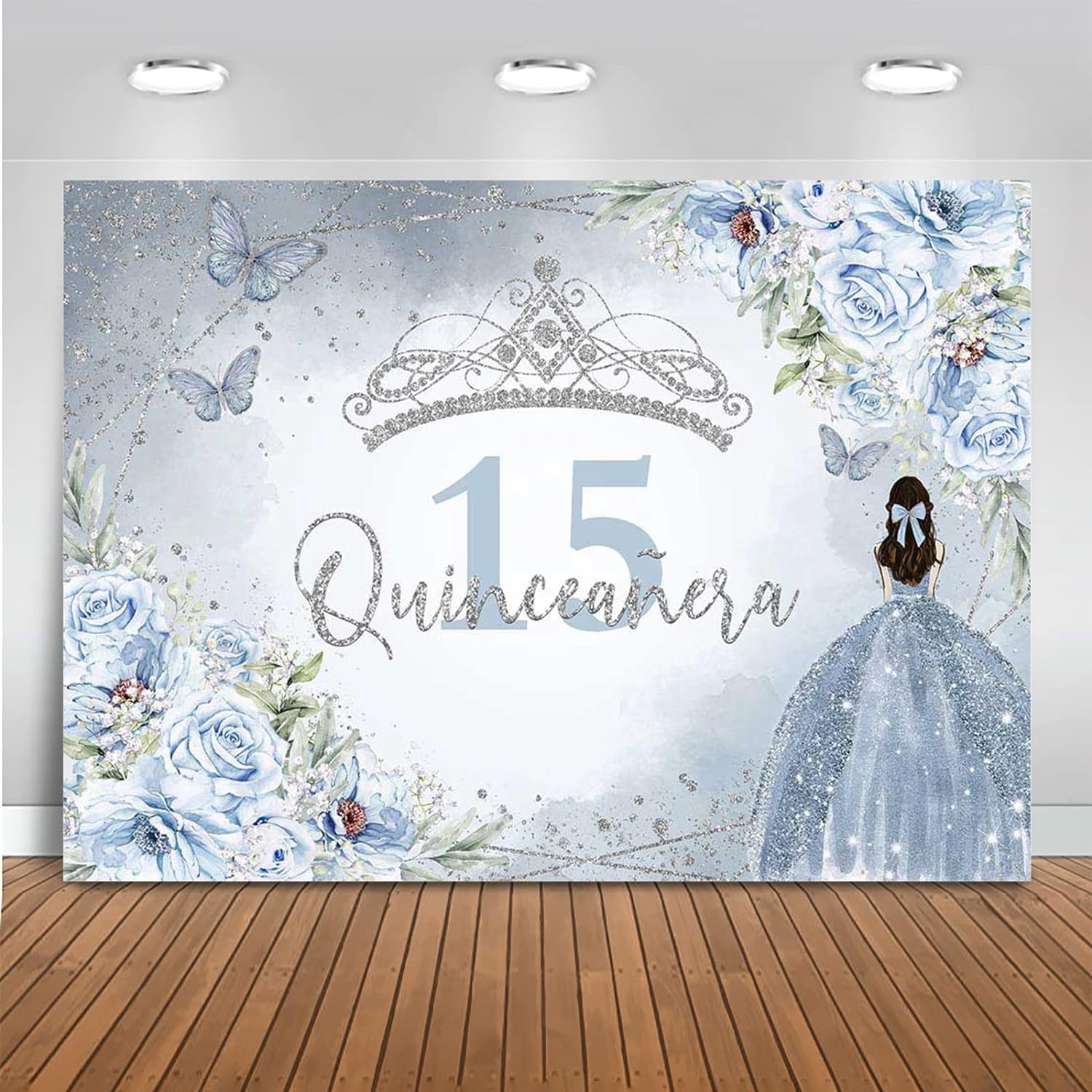 Quinceanera 15th Birthday Backdrop for Girl Mis Quince Anos 15th ...