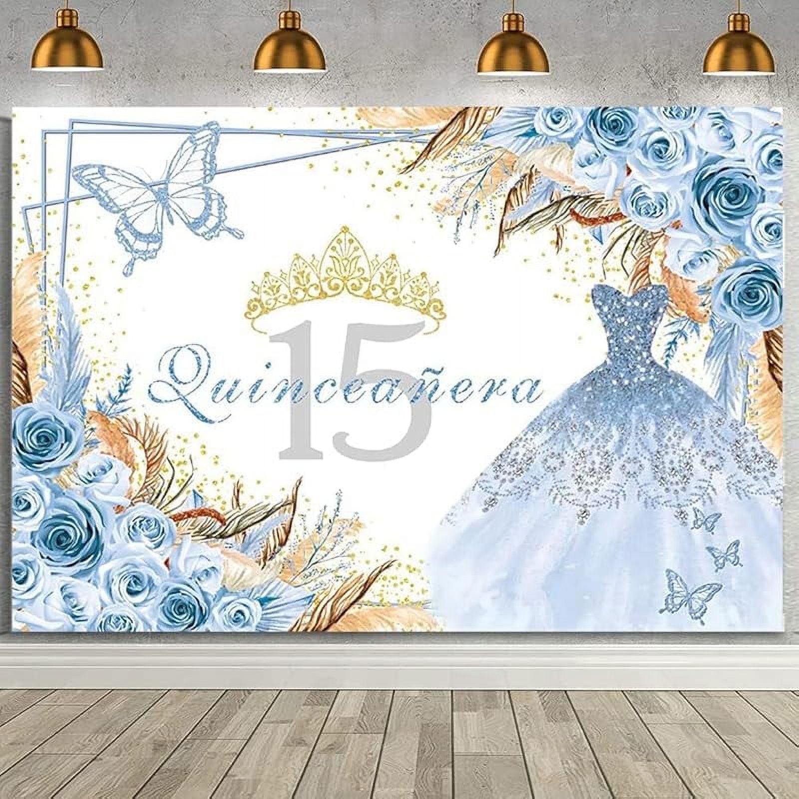 Quinceanera 15th Birthday Boho Backdrop for Sweet Girl Boho Birthday ...