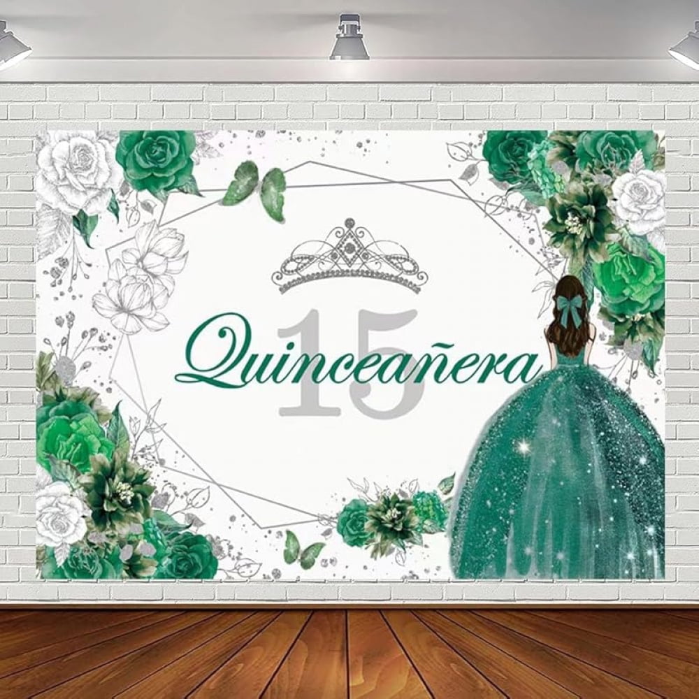 Quinceanera Decorations Backdrop Mis Quince Anos Quinceañera 15th ...