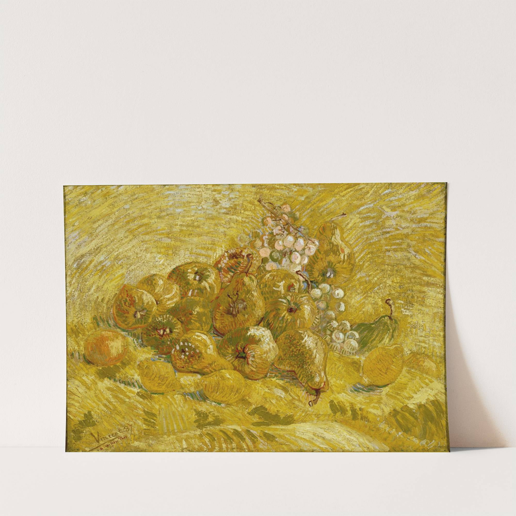 Quinces, lemons, pears and grapes - Vincent Van Gogh Artwork ...