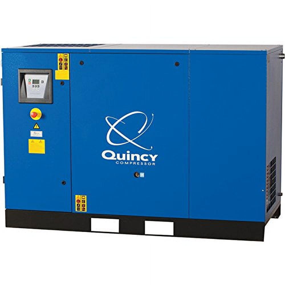 Quincy QGS Rotary Screw Air Compressor - 20 HP, 208/230-460 Volt, 3 ...