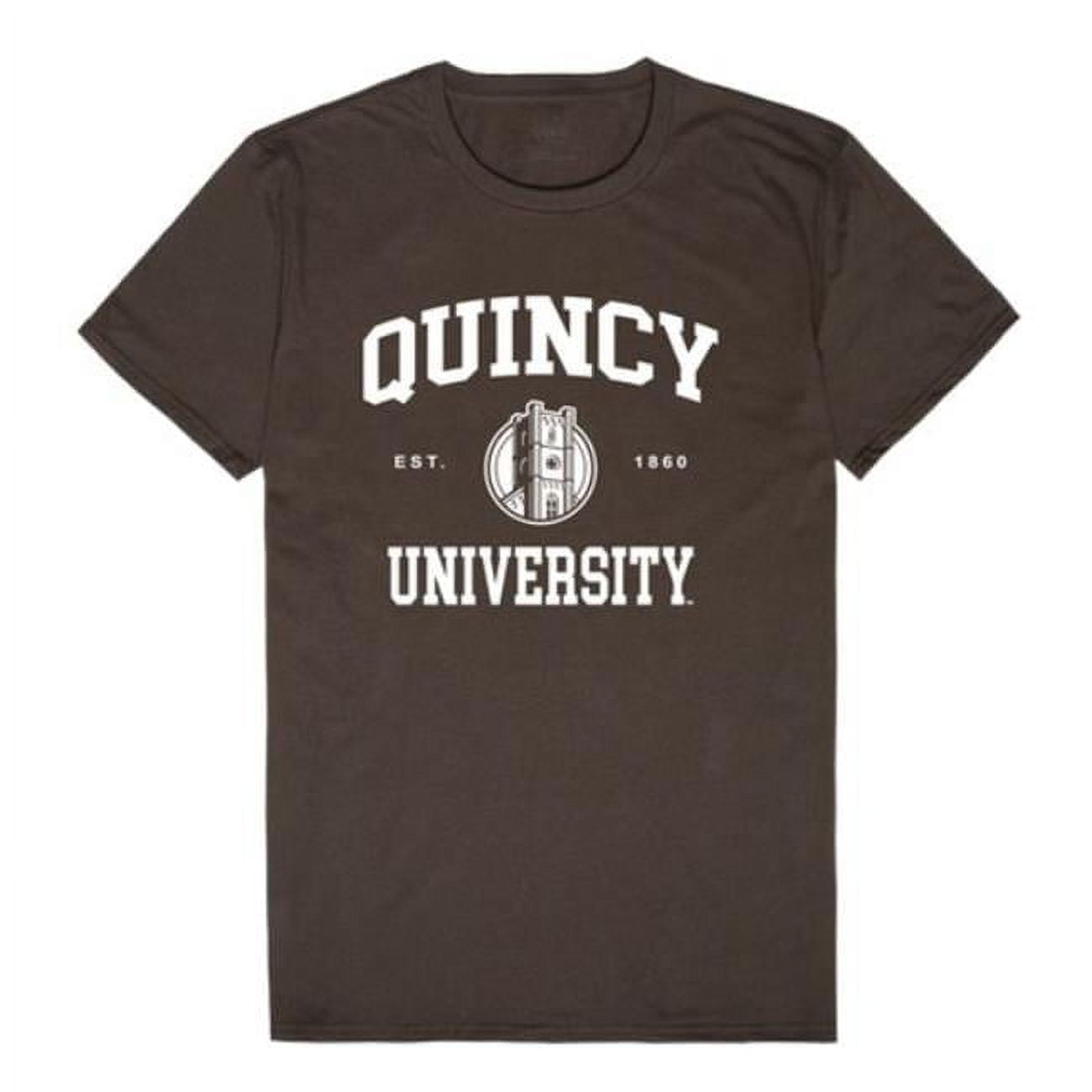 Quincy University Hawks Seal College T-Shirt, Brown - Large - Walmart.com