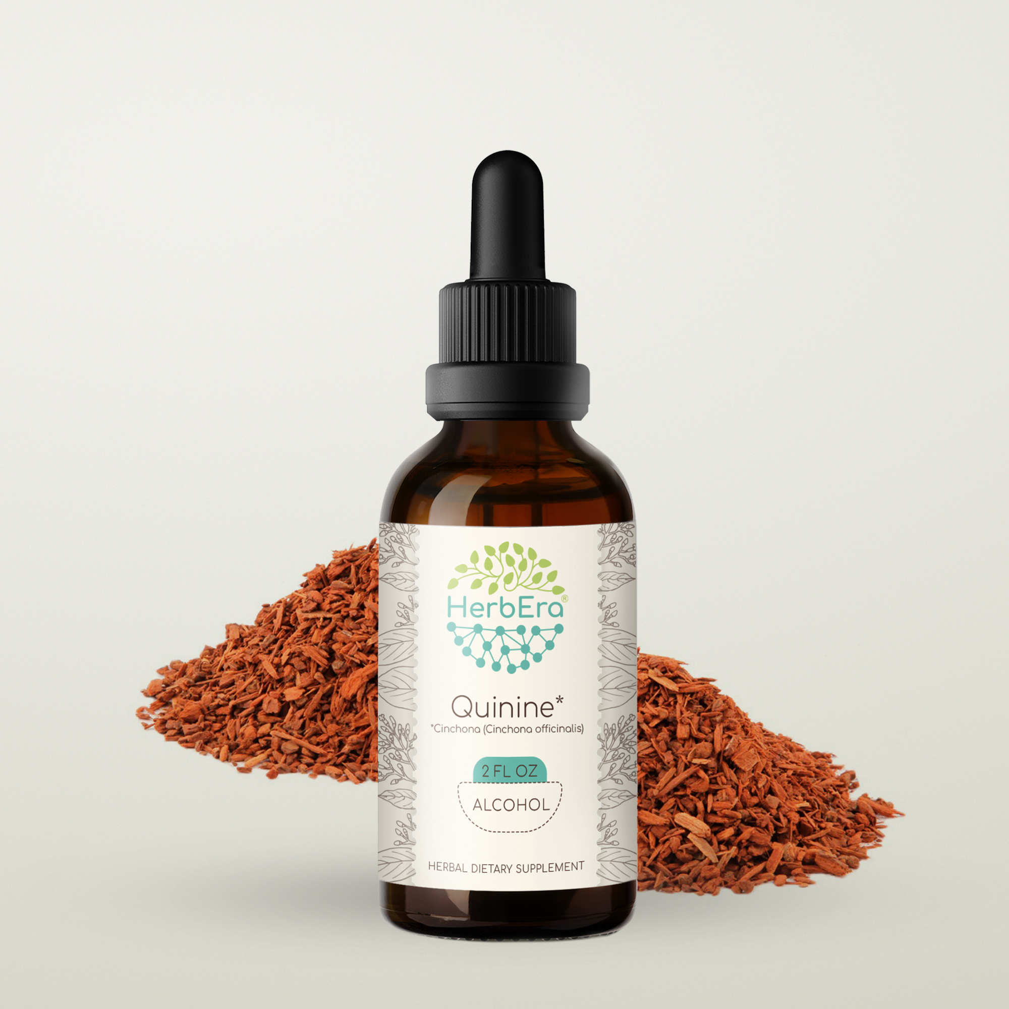 Quinine Alcohol Herbal Extract Tincture, Super-Concentrated (Cinchona ...