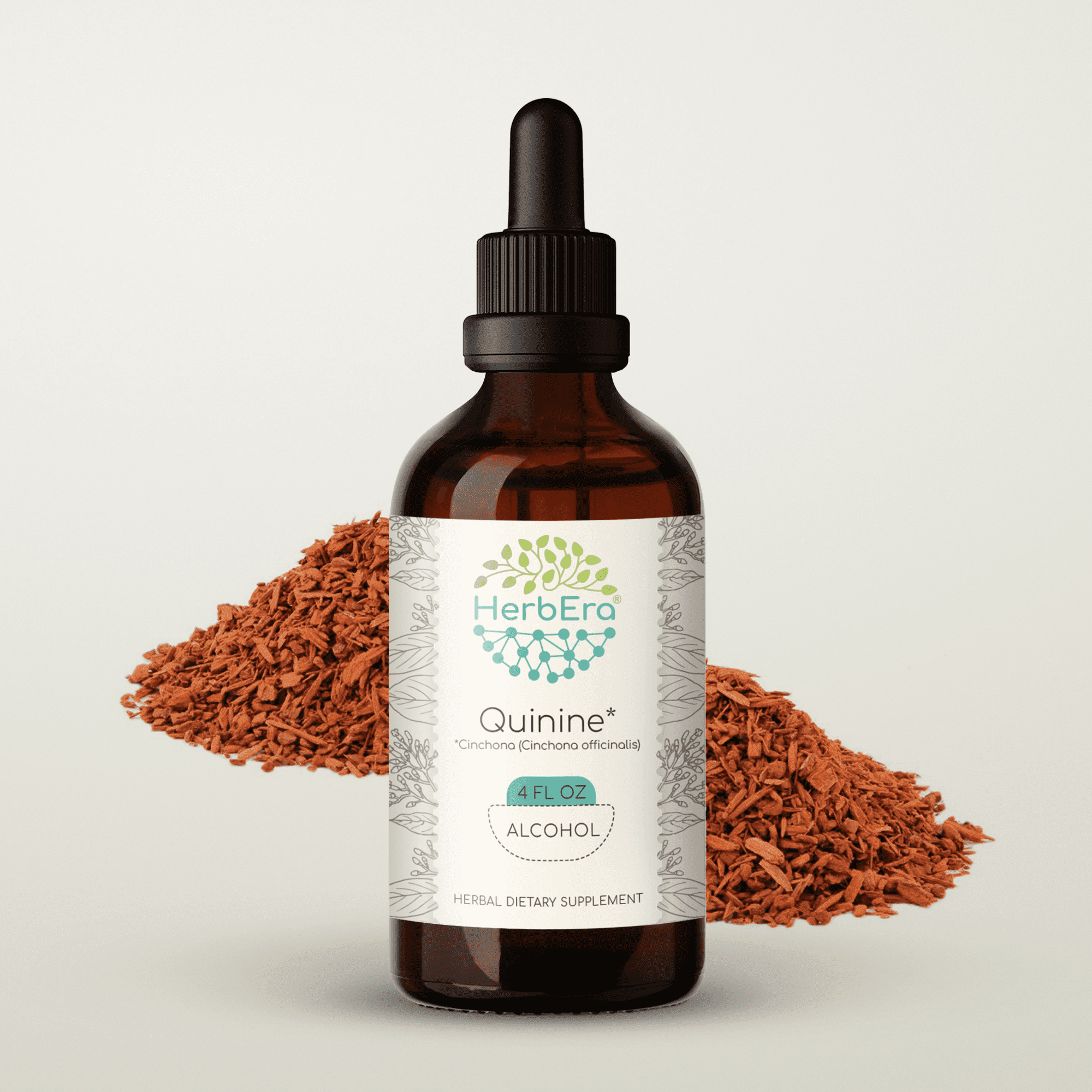 Quinine Alcohol Herbal Extract Tincture, Super-Concentrated (Cinchona ...