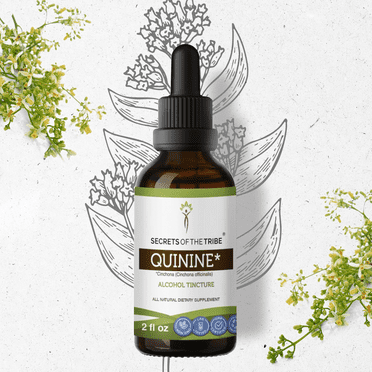 Secrets of the Tribe Quinine 60 Capsules, 500 mg, Wildcrafted Quinine ...
