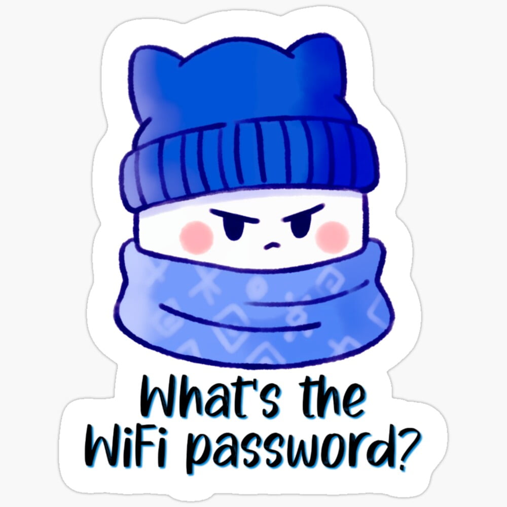 Quinlan Grumbleroot - What'S The Wifi Password? Sticker Phone Decal ...