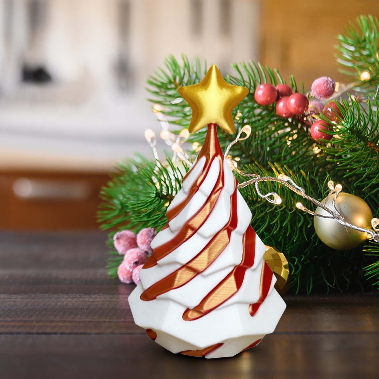 Todaioua 3D Printed Spiral Cone Christmas Tree, Impossible Cone, 3D ...