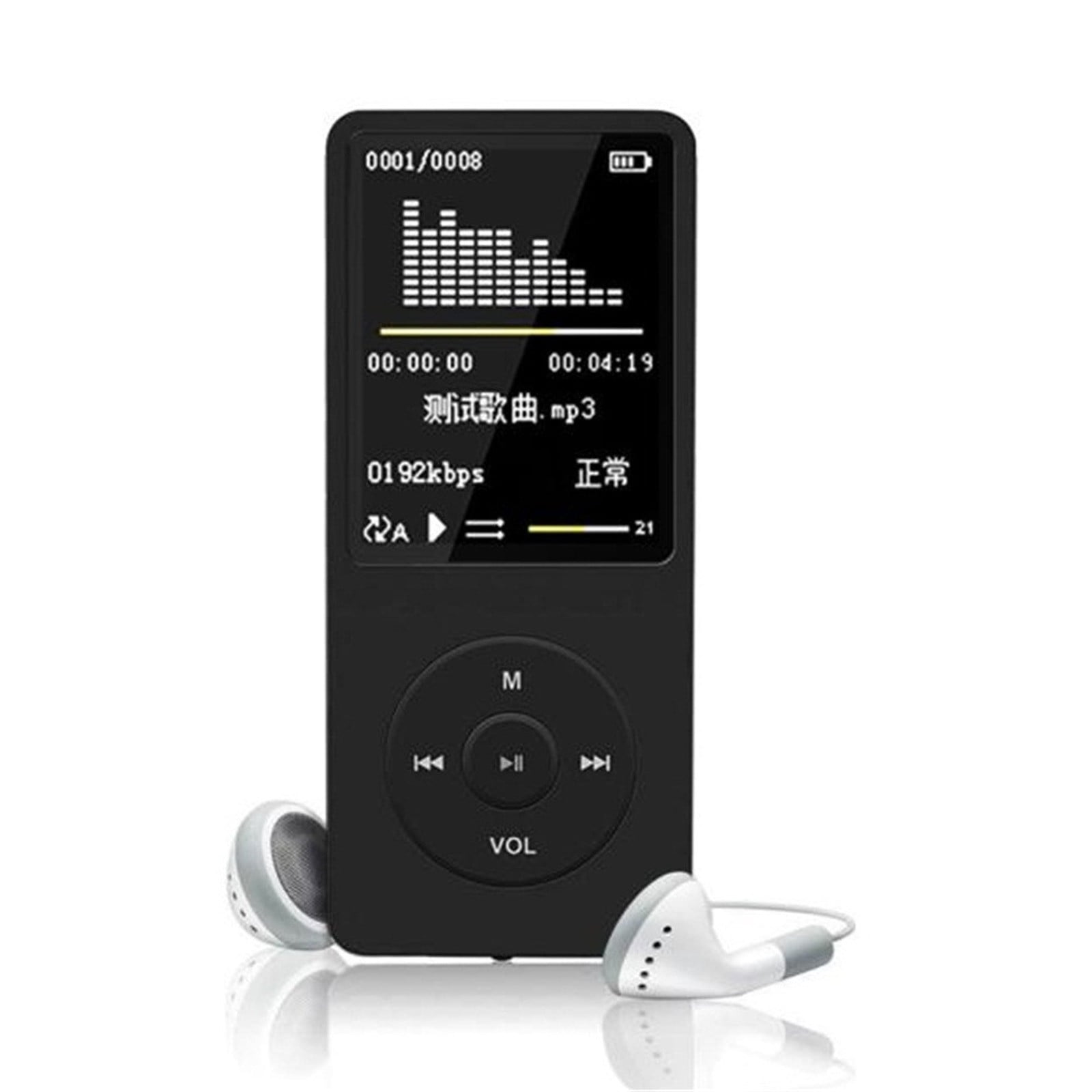 Quinlirra 70 Hours Playback MP3 MP4 Lossless Sound Music Player FM ...