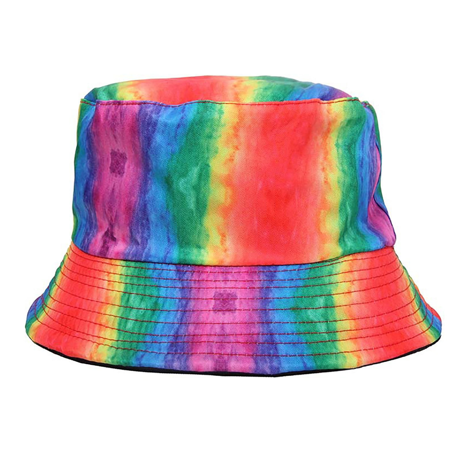 Adult Male and Female Fisherman Hats Color Painted Tie Dyed Double ...
