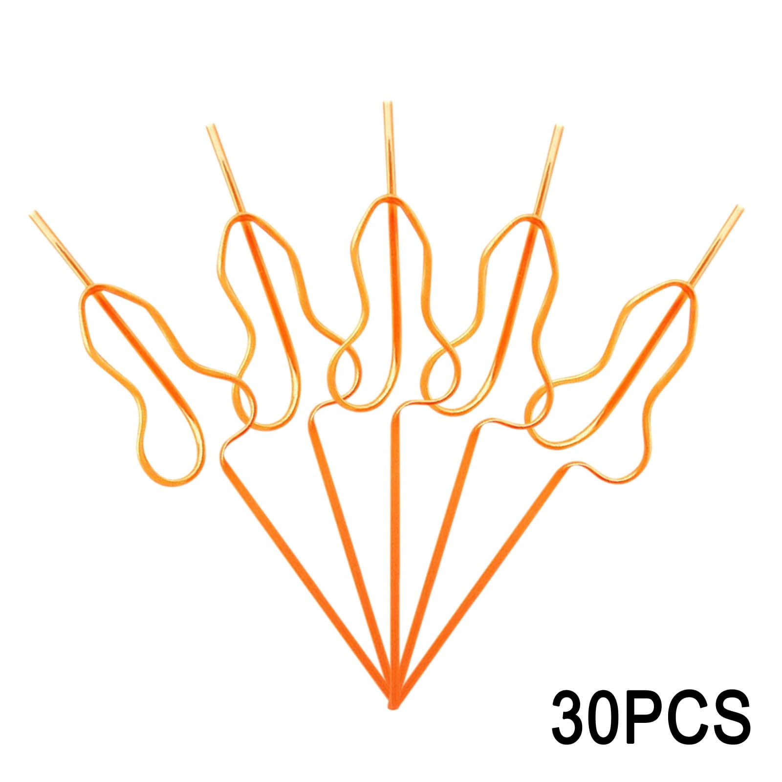 Quinlirra Back to School 30 Pcs Plastic Straws Reusable Drinking Straws ...