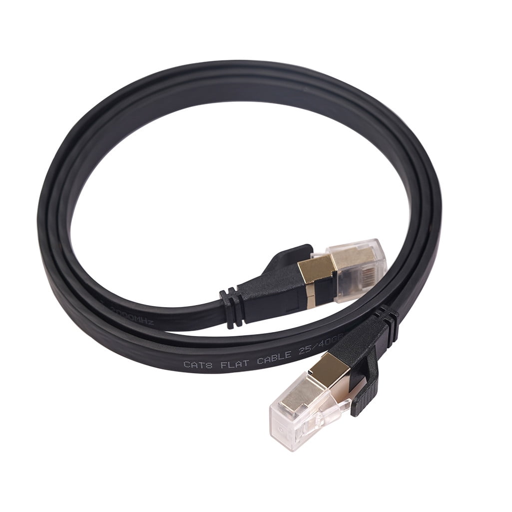 Back to School 8 RJ45 Double Shielded Flat Network Cable High Speed ...